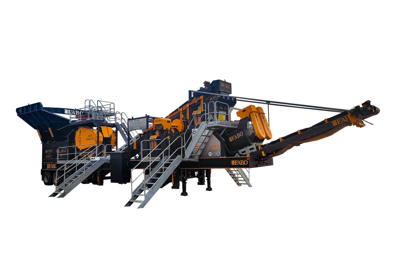 FULLSTAR-110 Portable Crushing Screening Washing Plant