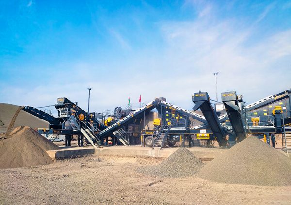 FULLSTAR-110 Portable Crushing Screening Washing Plant