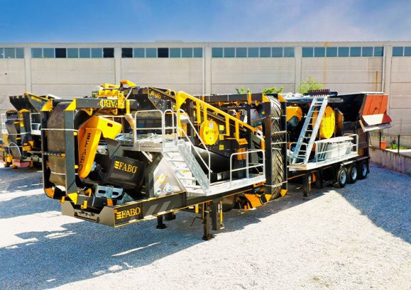 FULLSTAR-65 Portable Crushing Screening Washing Plant | FABO